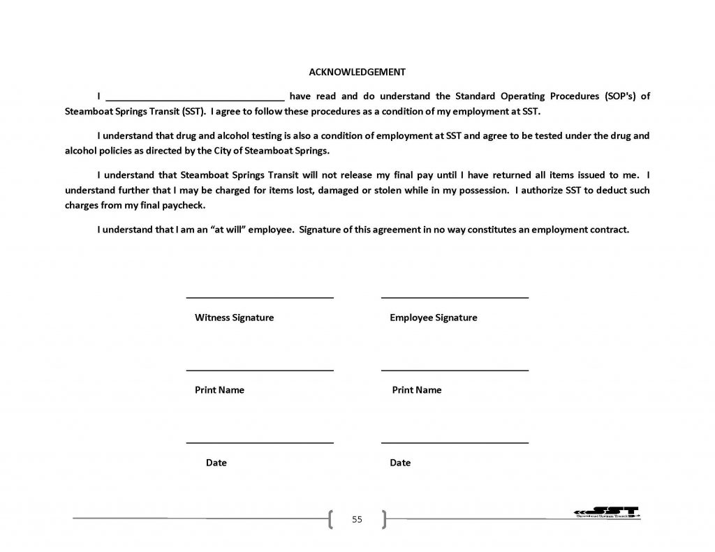 Acknowledgement - Colorado Association of Transit Agencies